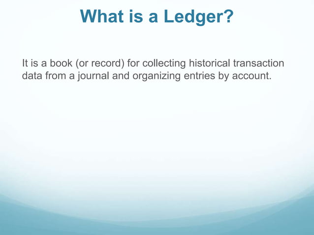 1 understanding ledger | PPTX