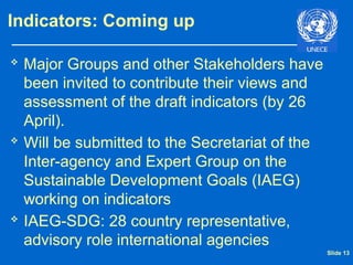 1_UNECE_SDGs.ppt on un sdg goals ppt on sdg 12 consumer | PPTX