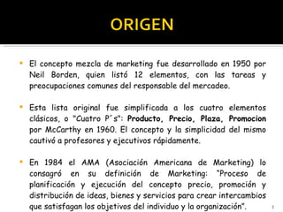 1 unidad mezcla de mercadotecnia | PPT
