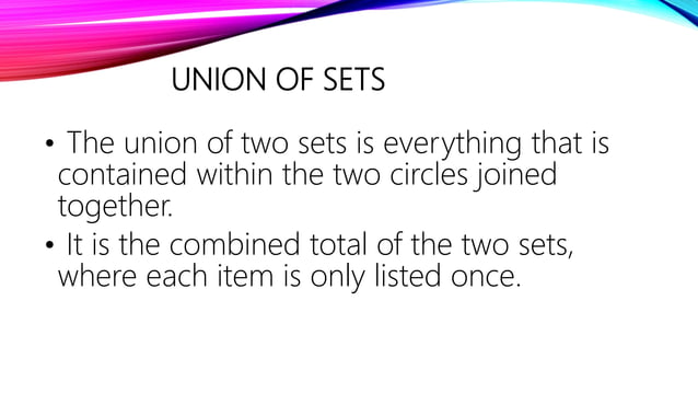 union and intersection | PPTX