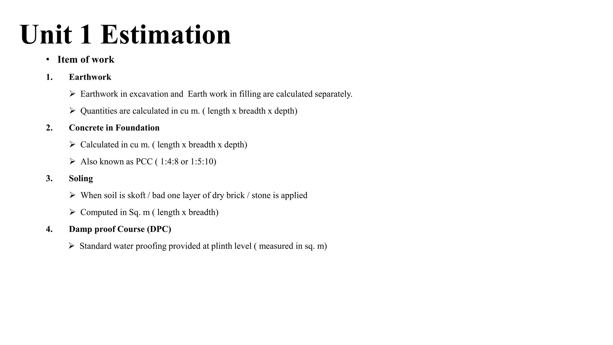 Introduction to Quantity Surveying .pptx