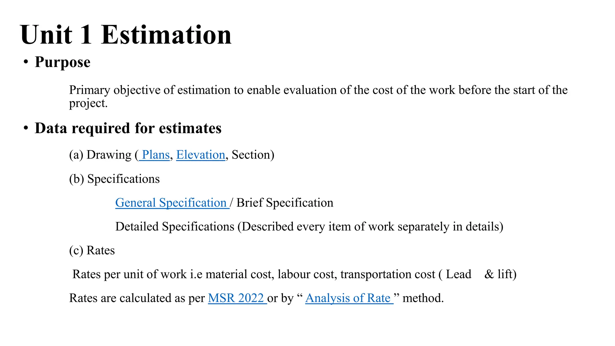 Introduction to Quantity Surveying .pptx