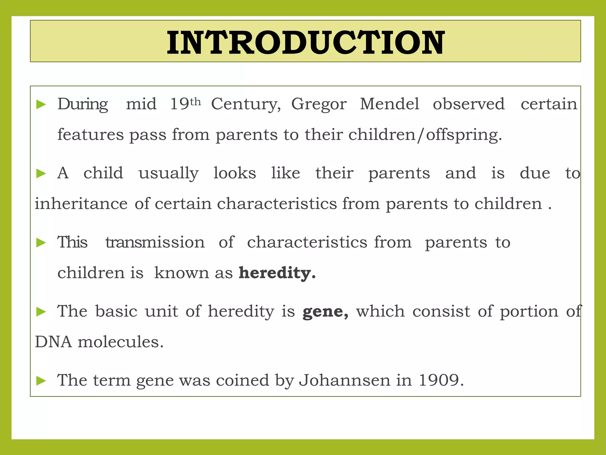 1 Unit - I Introduction to genetics, Practical implications & Impact of ...
