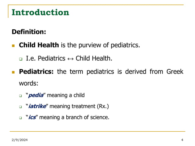 1 UNIT 1 Introduction to Pediatrics.pptx