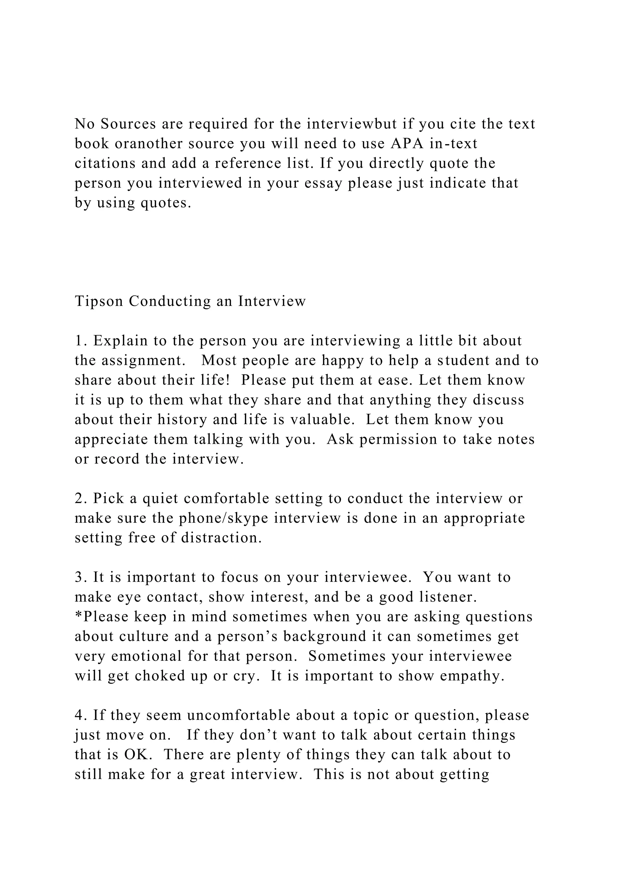 1Unit 2 Cultural Interview AssignmentThis document includes.docx