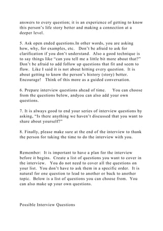 1Unit 2 Cultural Interview AssignmentThis document includes.docx