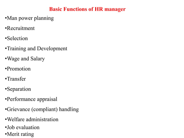 Human Resource Management Unit 1 | PPTX | Human Resources | Business