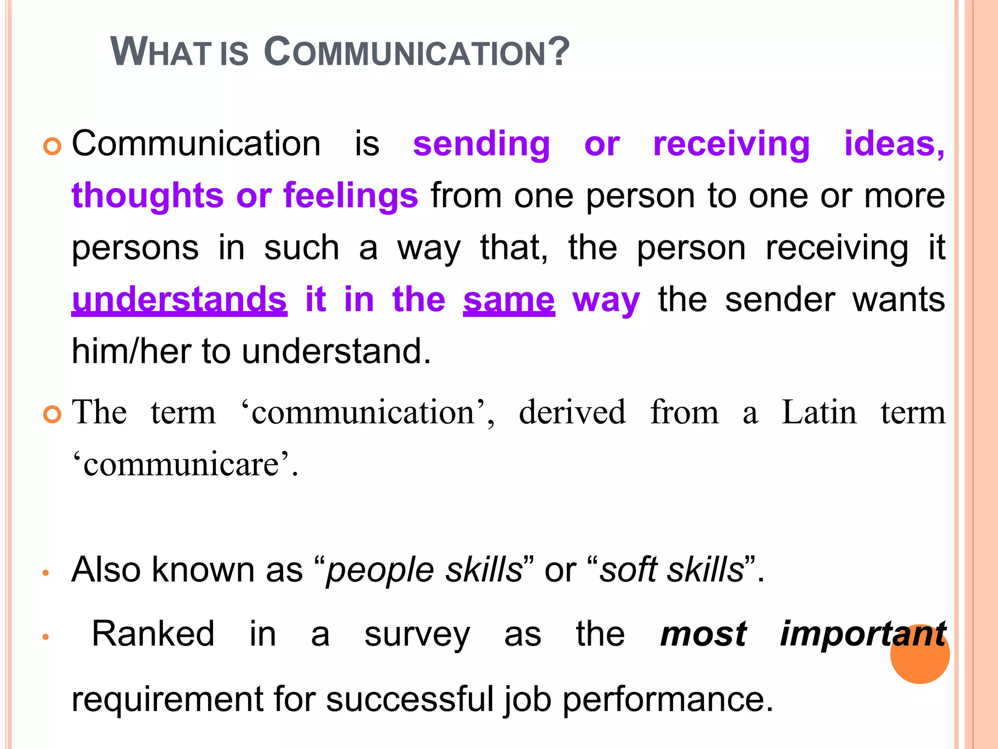 UNIT I: Communication Skill | PPTX | Parenting Babies and Toddlers ...