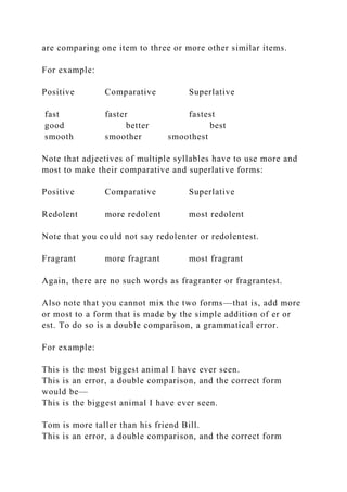 1Unit ILesson 6 Grammar and StyleAdjectives and Adverbs.docx