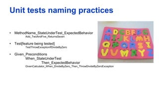 #1 unit testing | PPT