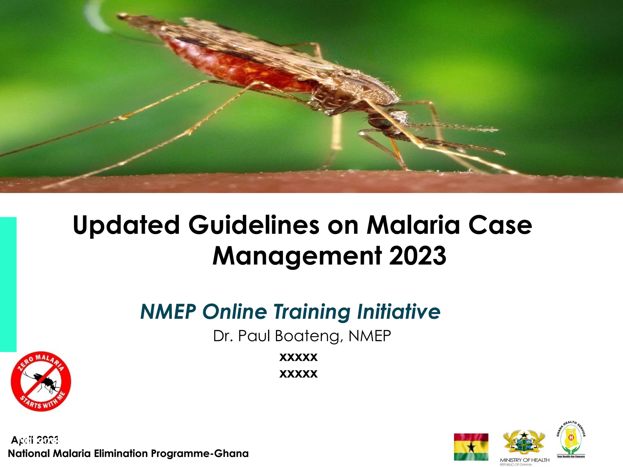 Updated Guidelines on Malaria Case Management | PPTX