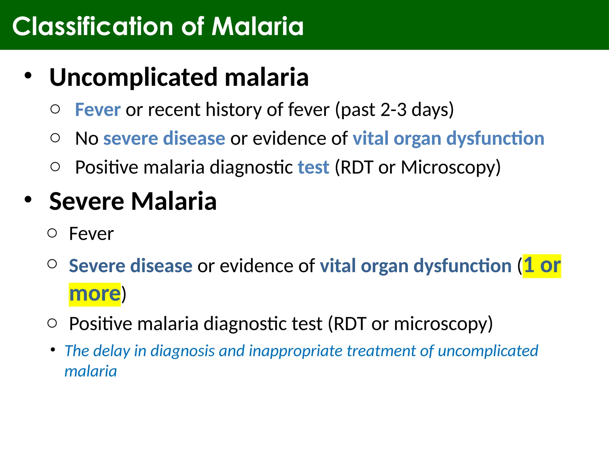 Updated Guidelines on Malaria Case Management | PPTX