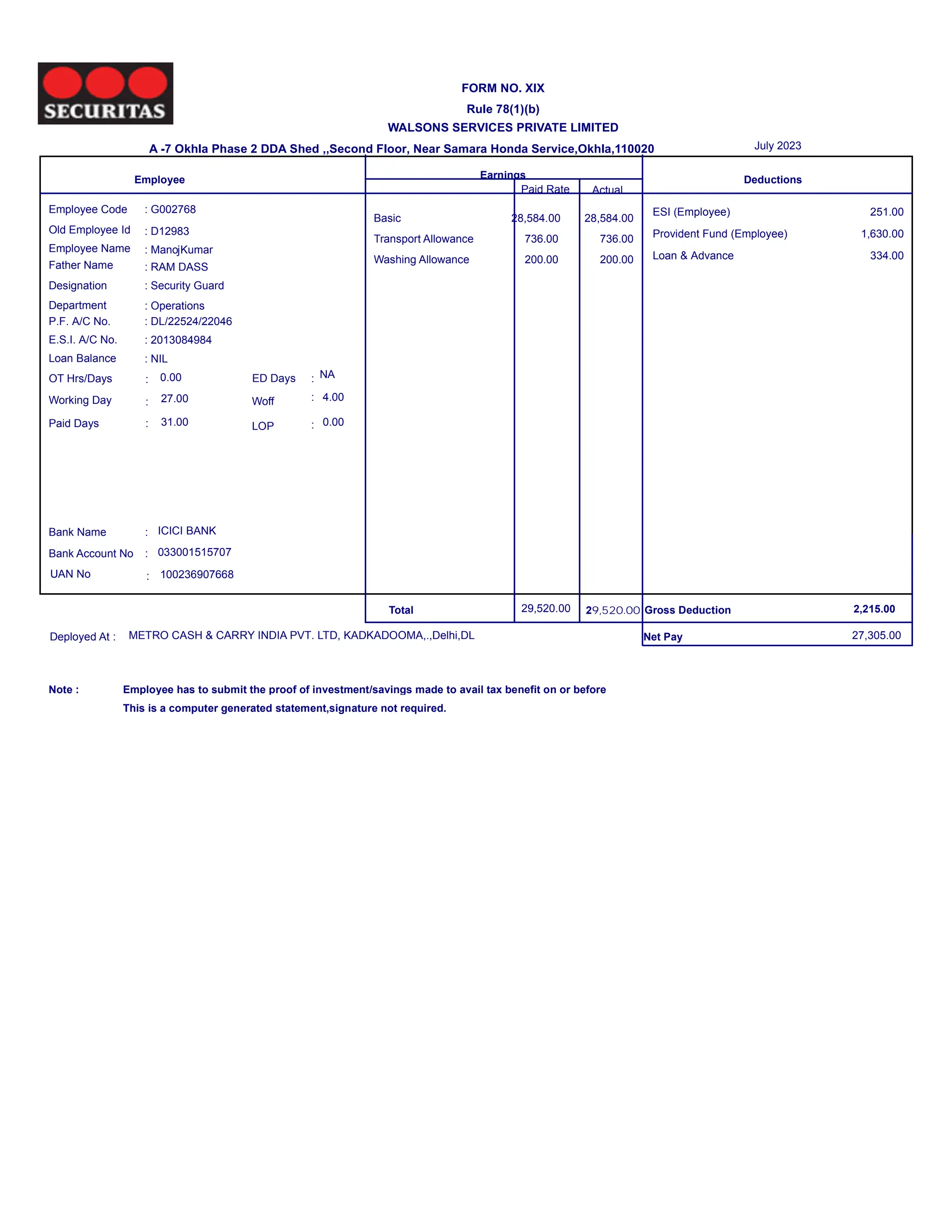 1_updated_PAY-SLIP (3).pdf | Business | Business and Finance