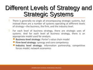 lecture 1 information systems and business strategy | PPT