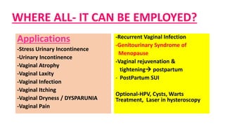 Urinary incontinence at Menopause : Dr Sharda Jain | PPTX