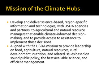 USDA Climate Hubs | PPT