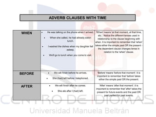 Second Conditional and time clauses | PPT