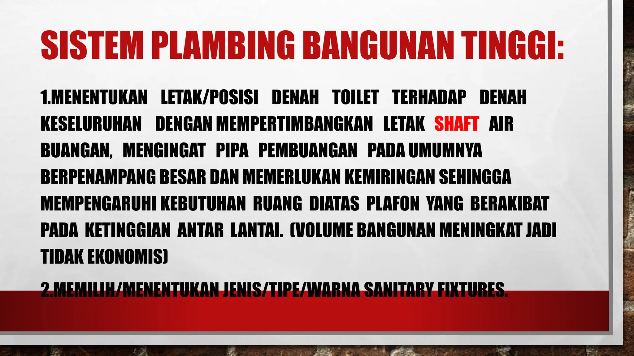 1 UTILITAS BANGUNAN POLITEKNIK NEGERI MEDAN | PPTX