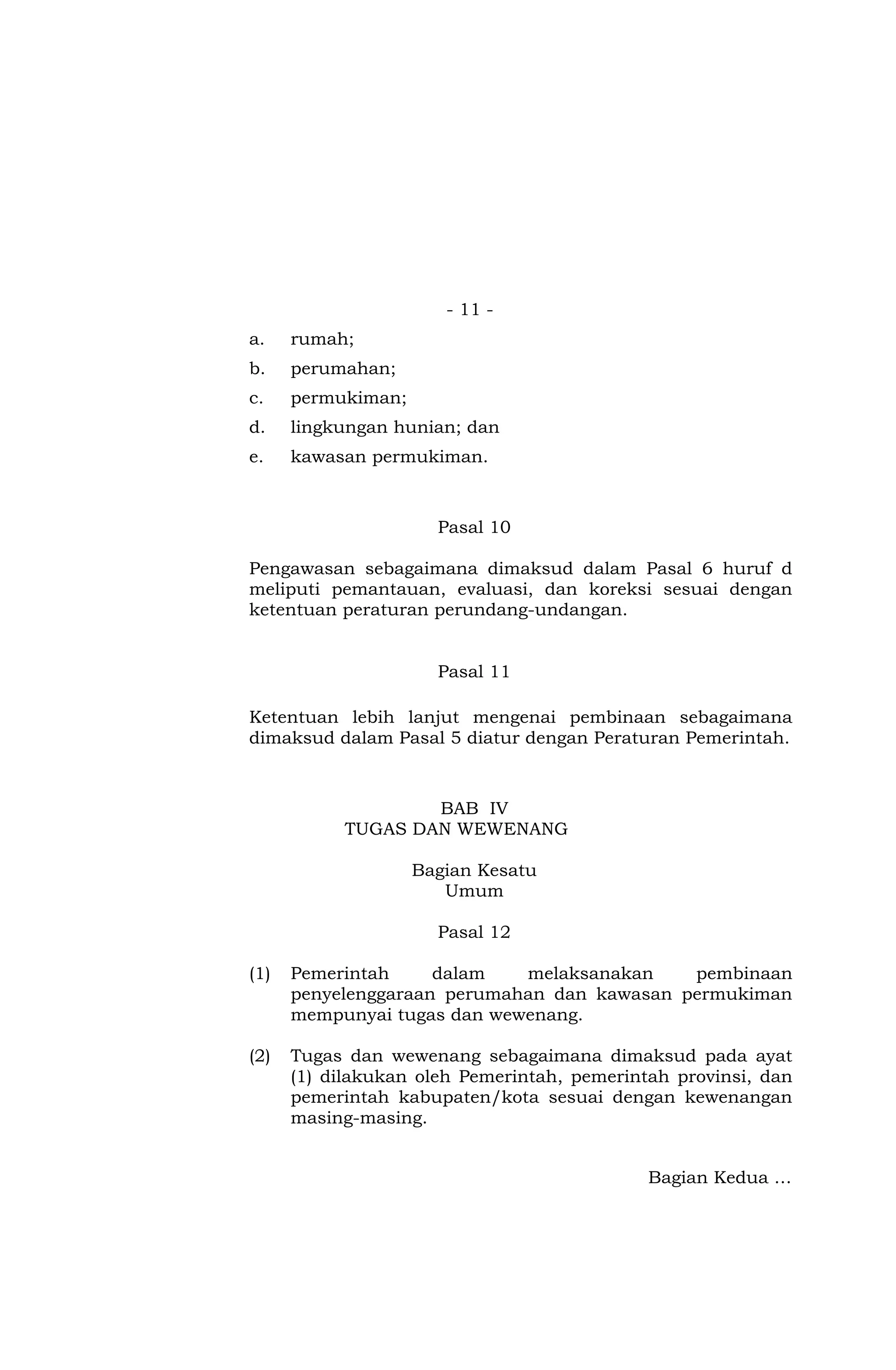 1 uu no 1 2011 basis data perencanaan perumahan dan kawasan permukiman ...