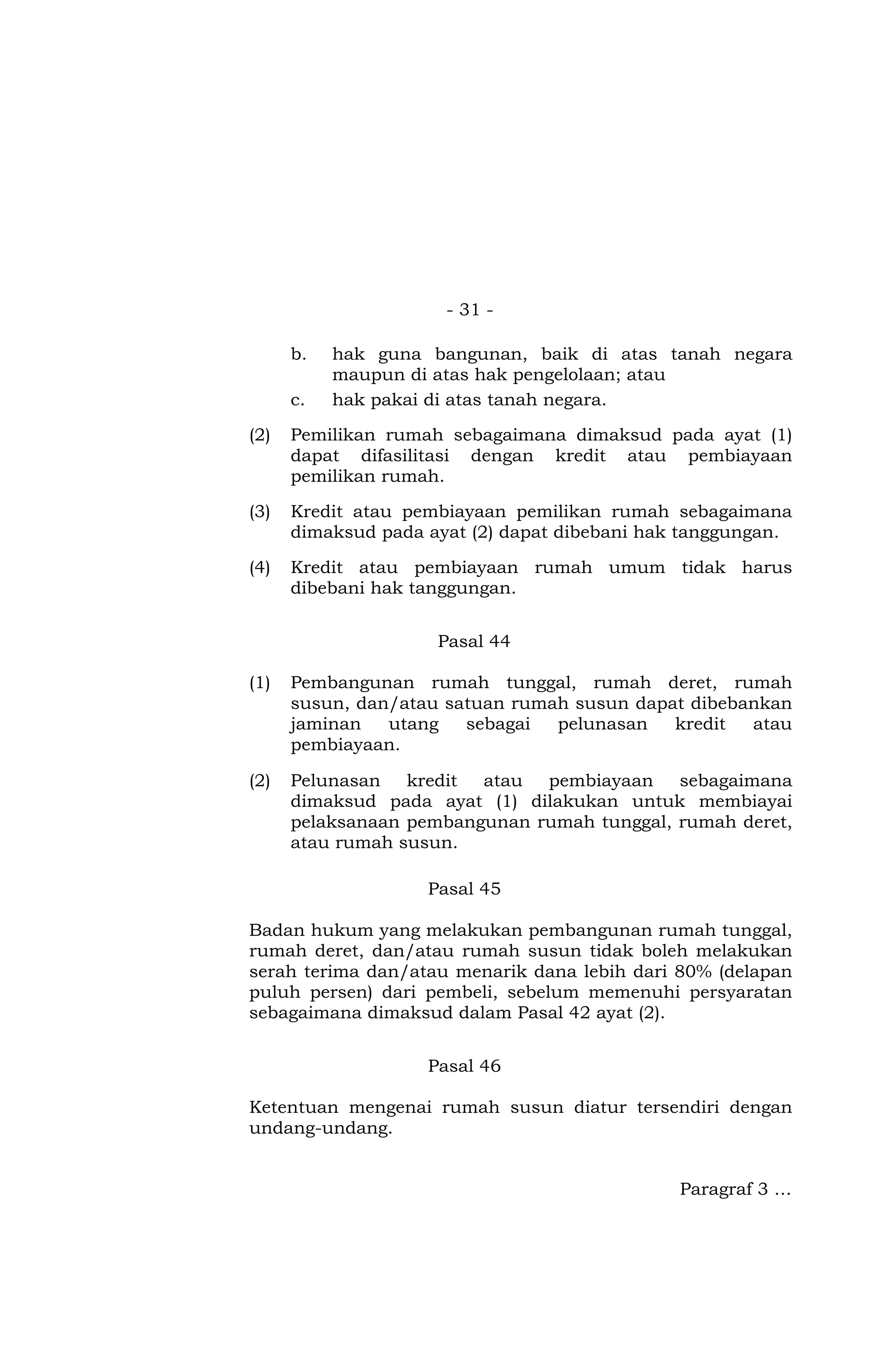 1 uu no 1 2011 basis data perencanaan perumahan dan kawasan permukiman ...