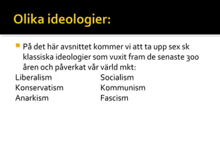 1 vad är en ideologi | PPT