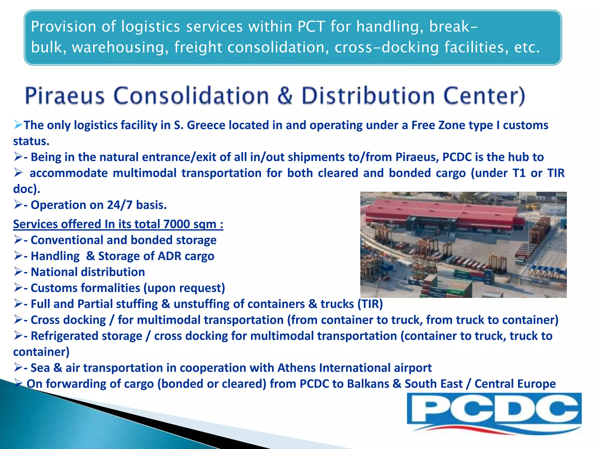 Tassos Vamvakidis-Piraeus Container Terminal S.A the South East Gate of ...