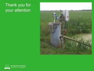 Diminishing peat oxidation of agricultural peat soils by infiltration ...