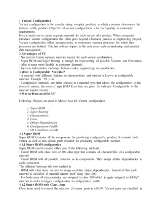 1 variant configuration | PDF