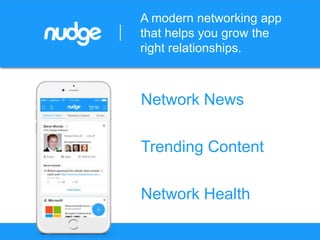 Your first hire should be your Network by Paul Teshima of Nudge | PPTX