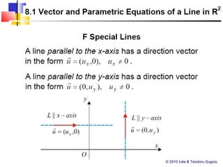 1 vector and_parametric_equations_of_a_line_in_r2 | PPT