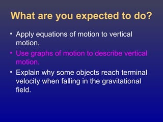 1 vertical projectile motion | PPT