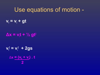 1 vertical projectile motion | PPT