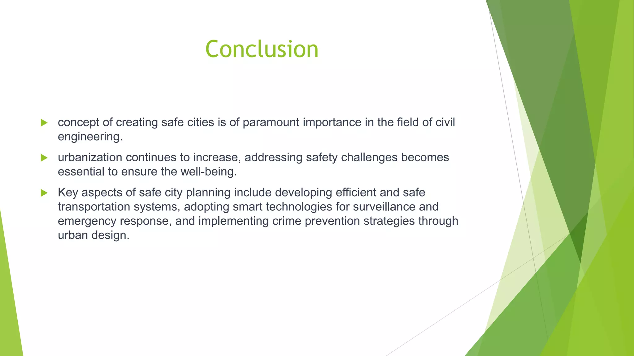Safe city concept | PPTX