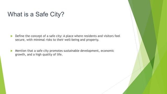 Safe city concept | PPTX