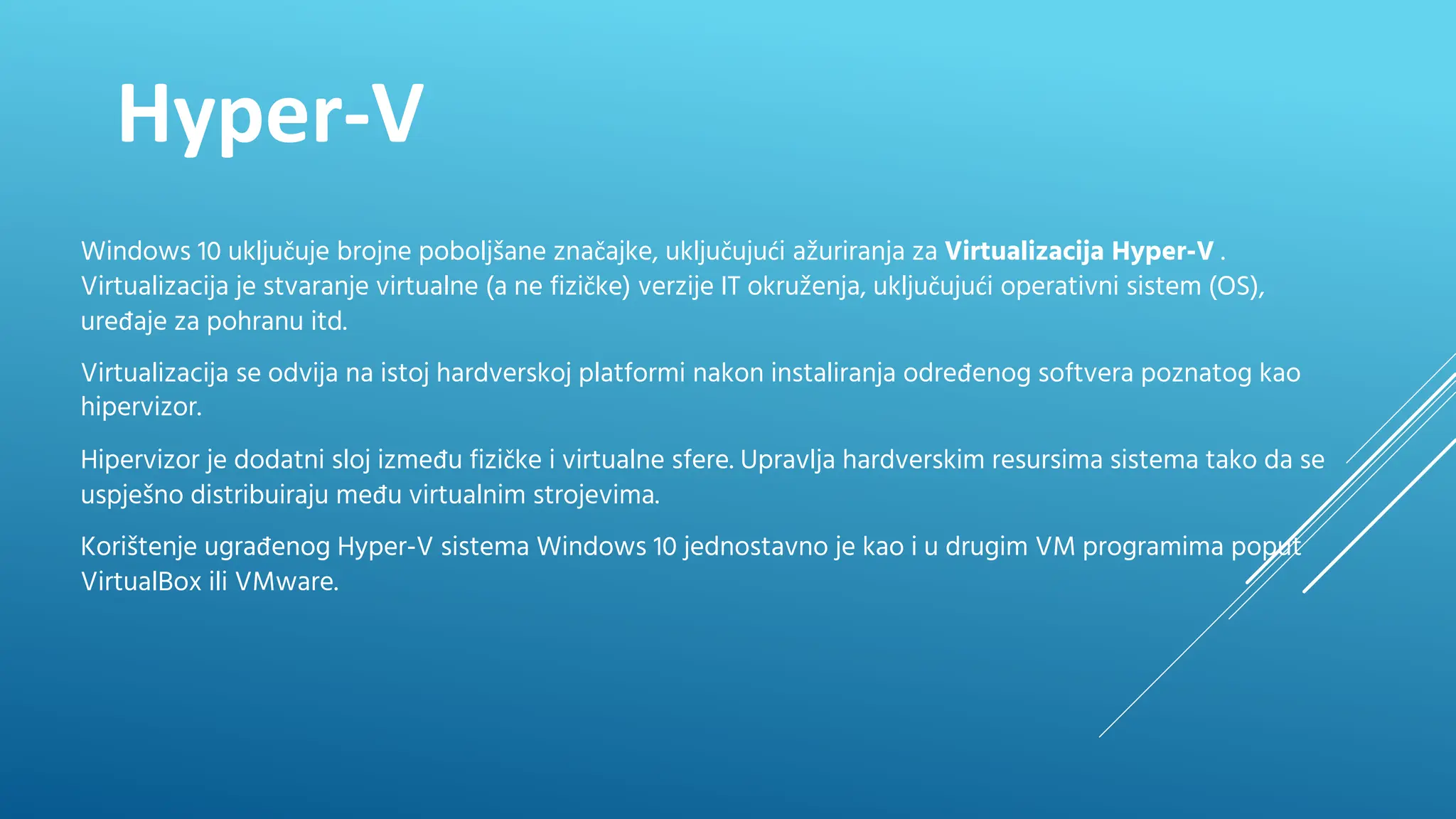 1_Vjezbe_Hyper-V.pdf virtualizacija u Windows sistemima | PDF