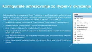 1_Vjezbe_Hyper-V.pdf virtualizacija u Windows sistemima | PDF