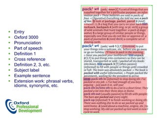 1 vocabulary and dictionary skills | PPT