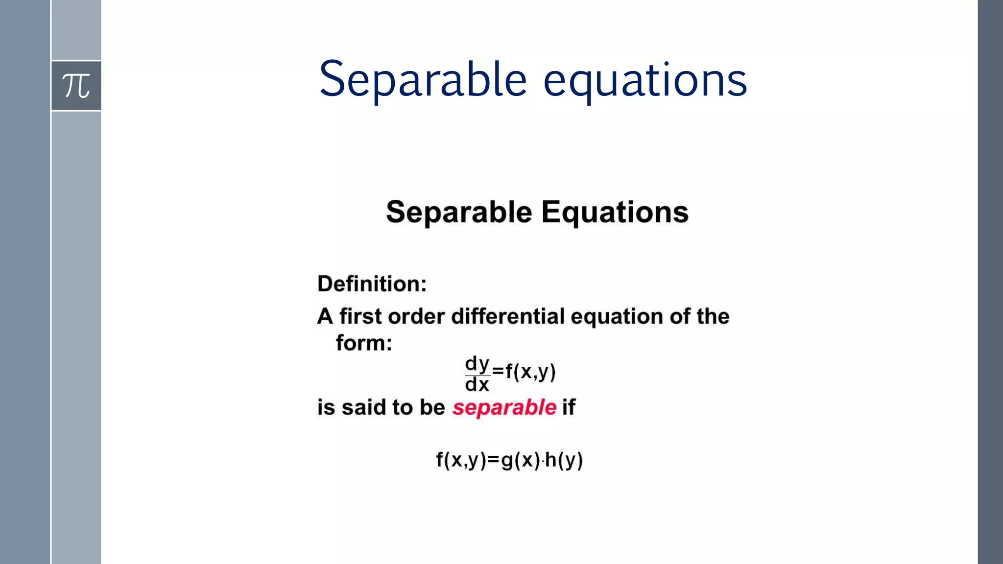 Differential equation and its order and degree | PPTX