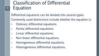 Differential equation and its order and degree | PPTX