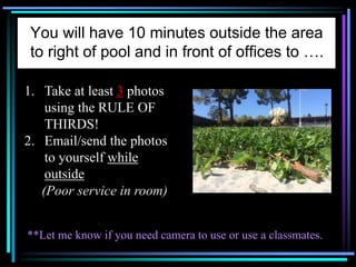 photo warm ups rule of thirds | PPTX
