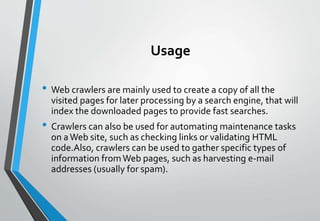 Web Crawlers | PPT