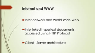 1 web technologies | PDF | Computer Networking | Computing