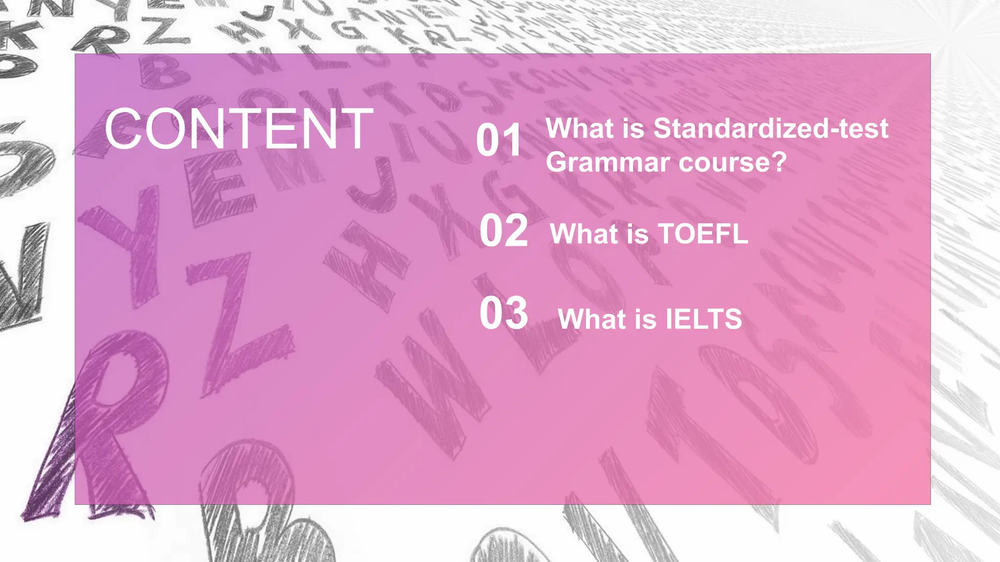 1 WEEK 1 Introduction for standardized-test grammar | PPT