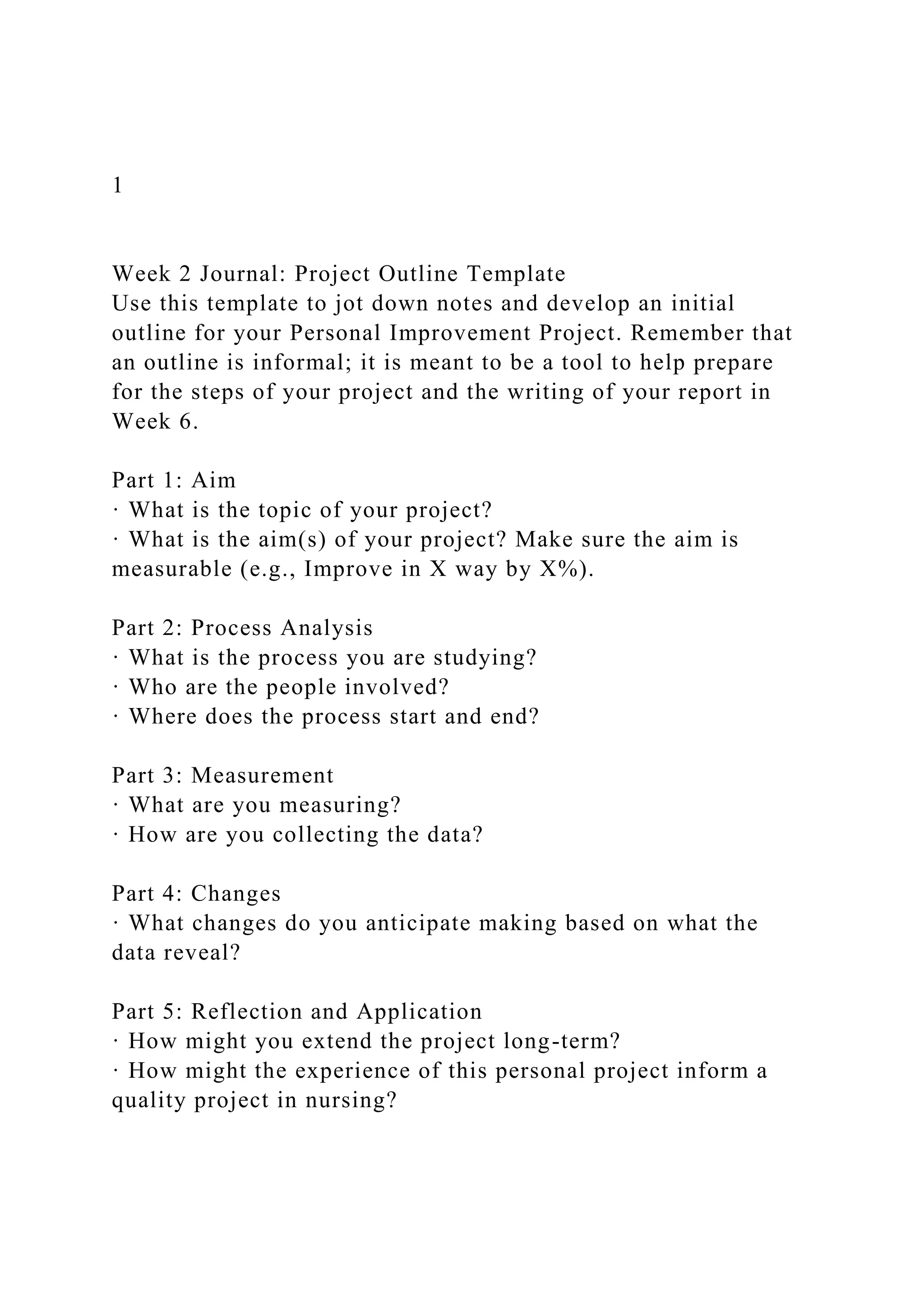 1Week 2 Journal Project Outline TemplateUse this template.docx