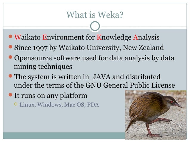 1 weka introducing | PPT