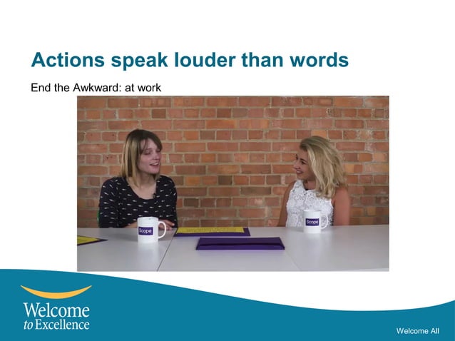 1. Welcoming Customers with a Disability | PPT