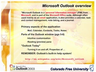 Microsoft Outlook (2007) | PPT