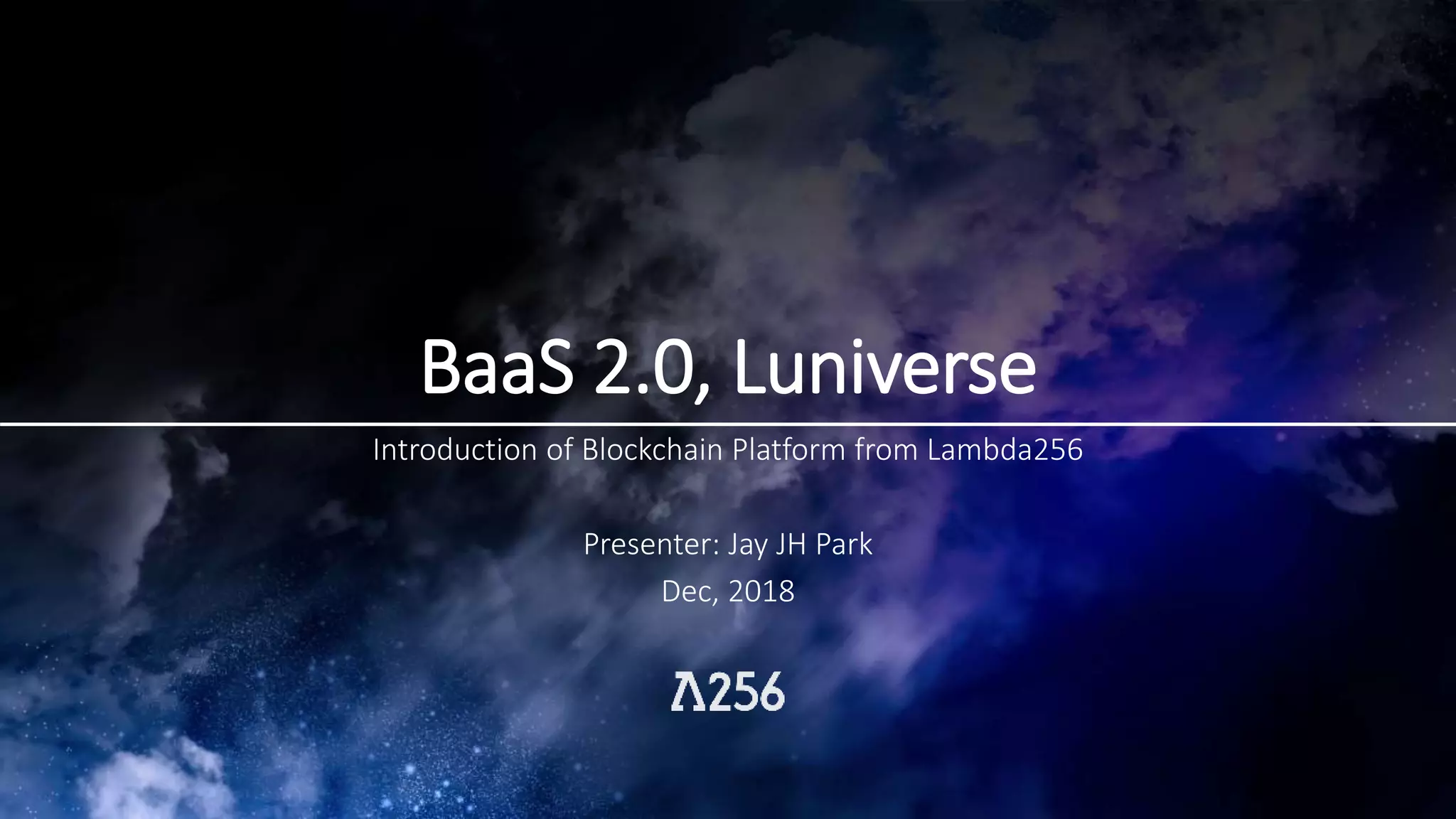 Luniverse_Welcome_Speech | PPT