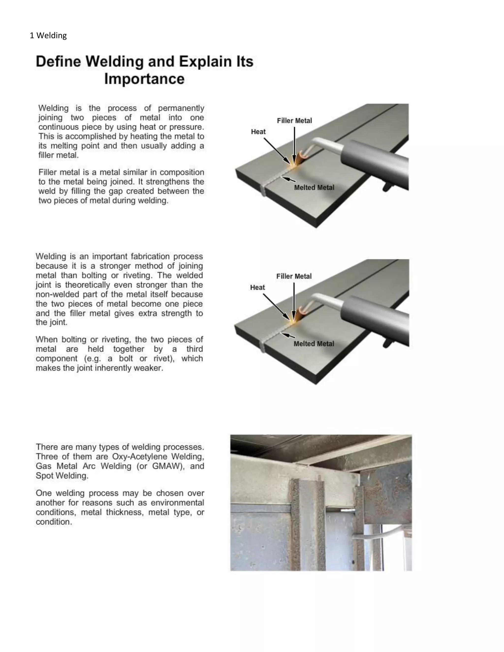 Basic Welding Outline | DOCX