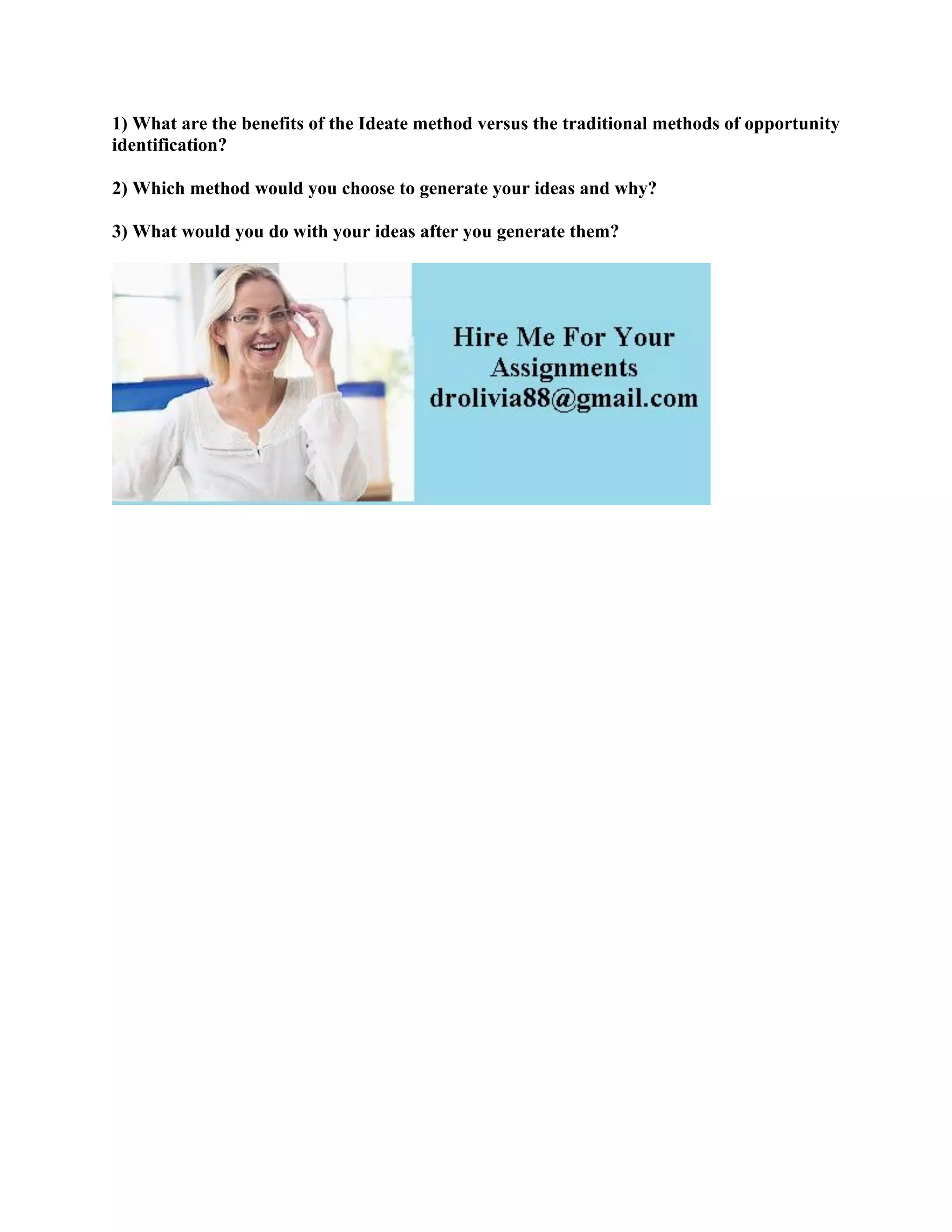 1) What are the benefits of the Ideate method versus the traditional m.pdf